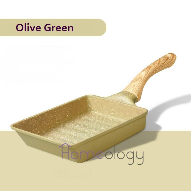 Japanese Tamagoyaki Grill Omelette Frying Pan Non-Stick Stone Fry Egg ...