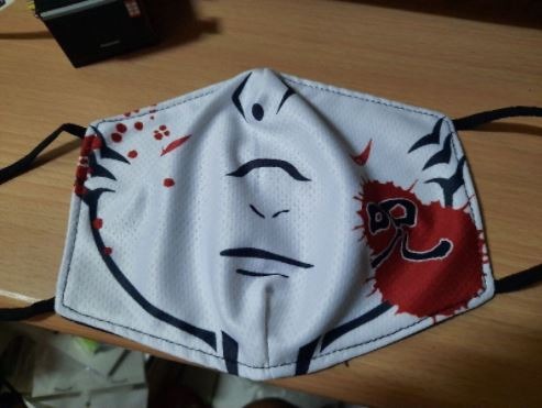 JUJUTSU KAISEN WASHABLE FACE MASK SUKUNA, Health & Nutrition, Face ...