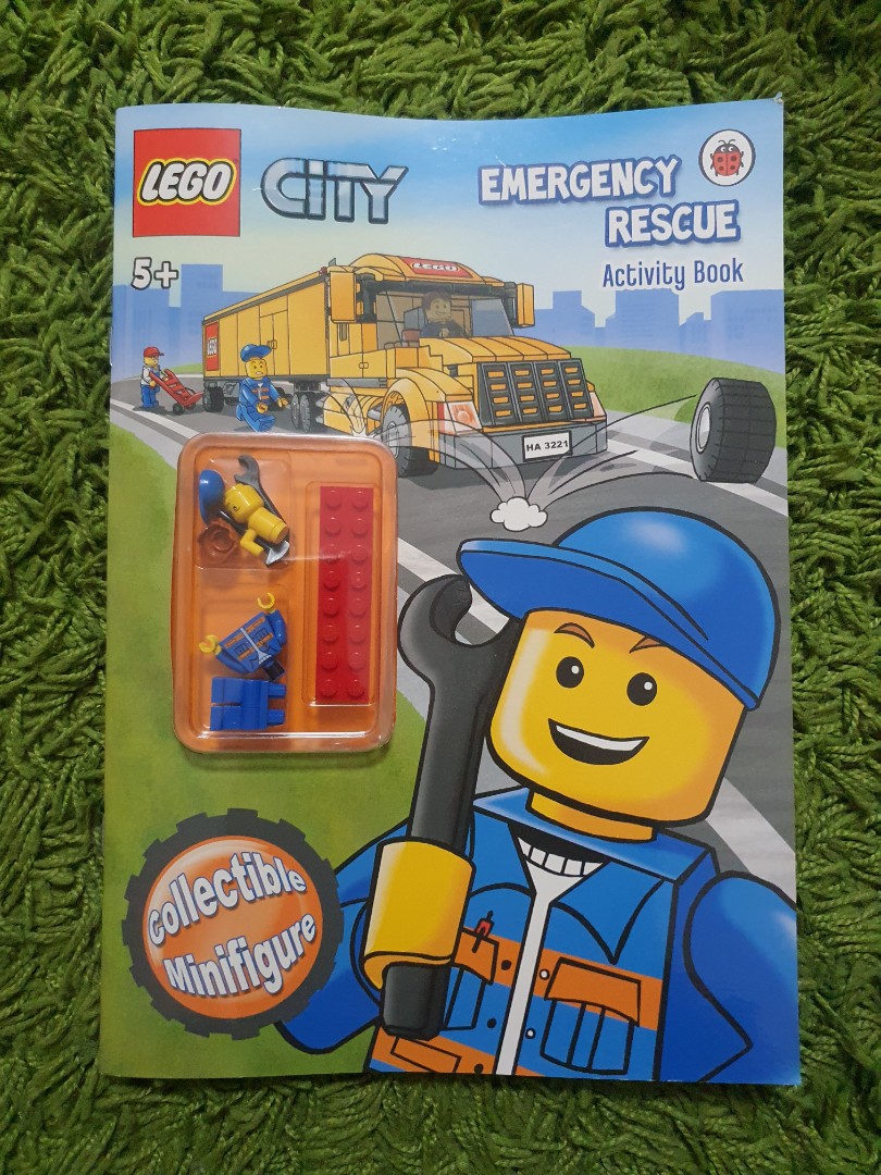 LEGO City Emergency Rescue Activity Book with collectible Mini Figurine ...