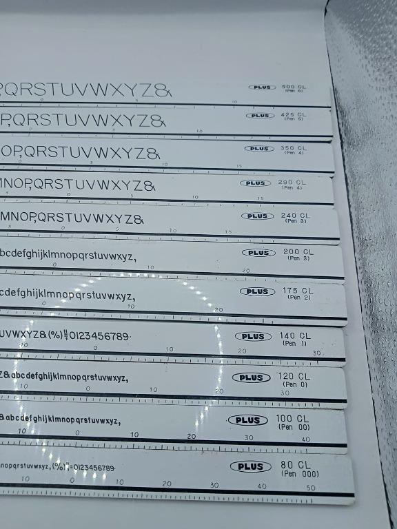 Lettering set leroy rotring staedtler, Hobbies & Toys, Stationary ...