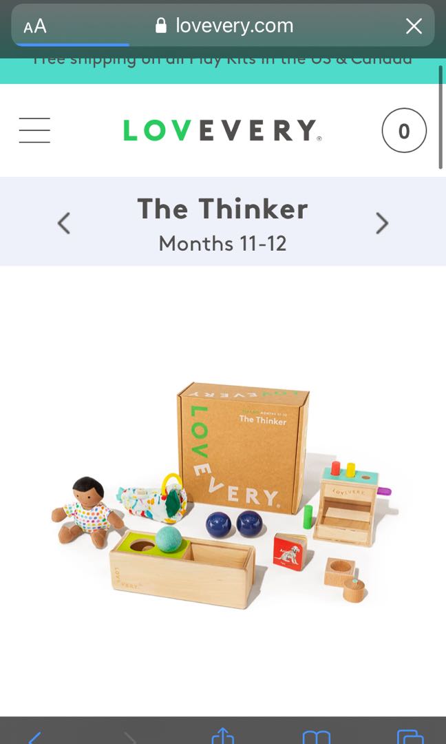 LOVEVERY THE THINKER 11 - 12 months, Hobbies & Toys, Toys & Games on ...