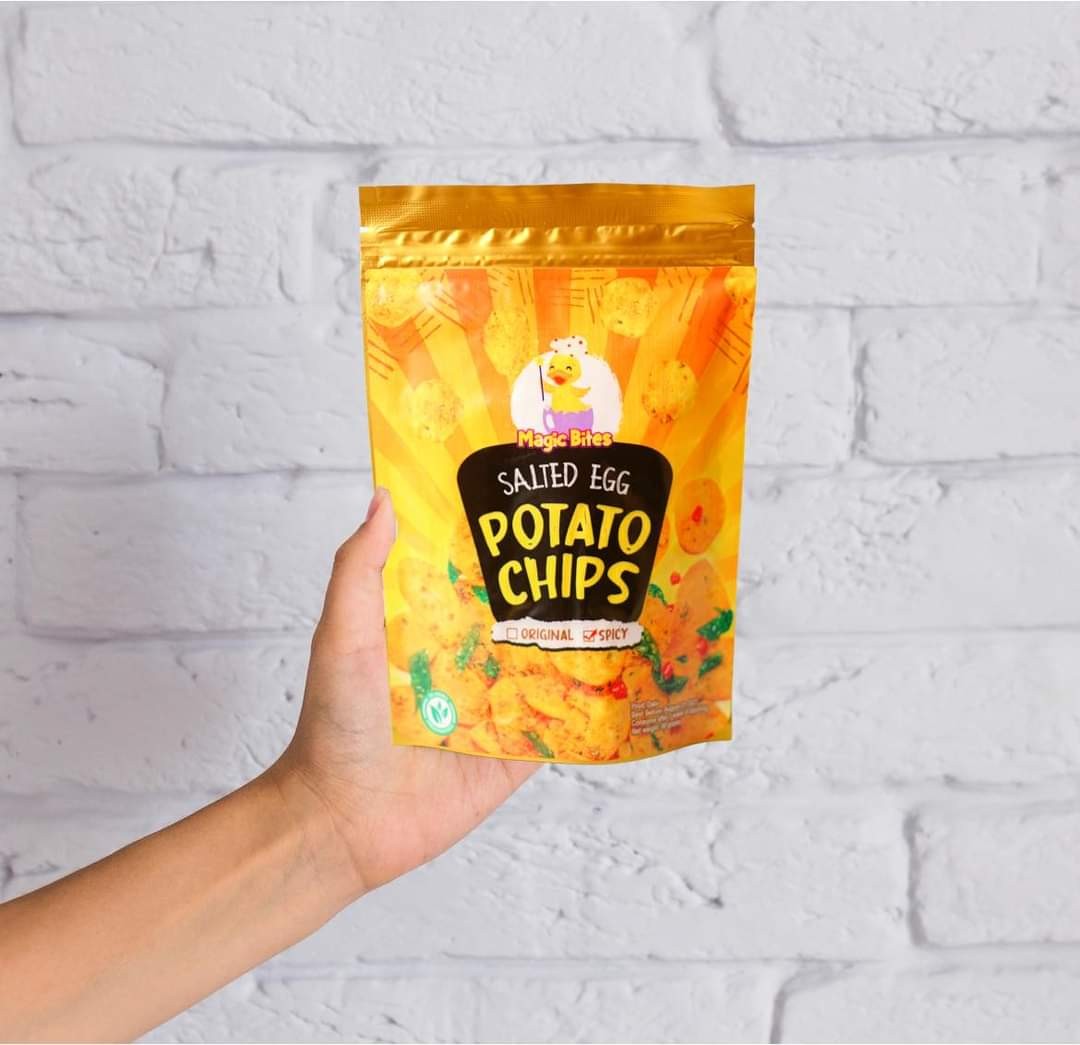Magic Bites Salted Egg Potato Chips, Food & Drinks, Other Food & Drinks ...