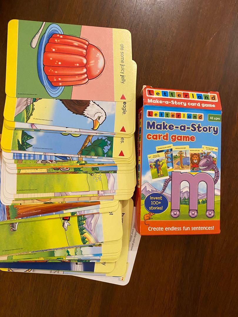 Make-a-Story card game by Letterland, Hobbies & Toys, Toys & Games on ...