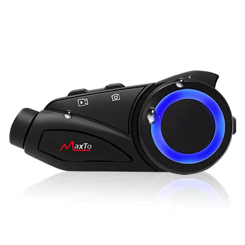 Maxto M3S Helmet Camera with Bluetooth Intercom for Motorcycle ...