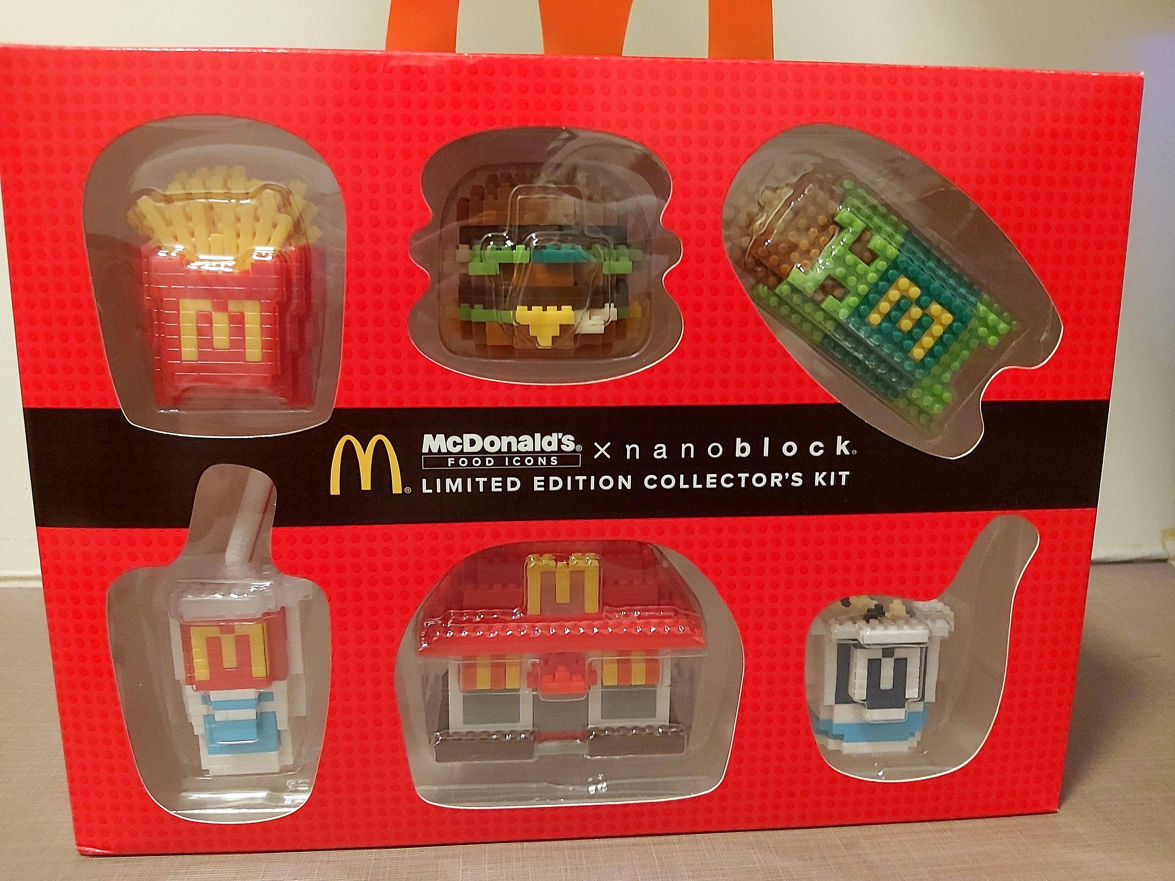 McDonald's Nanoblock Limited Edition Collector's Kit + McCafe latte, Hobbies & Toys, Memorabilia ...