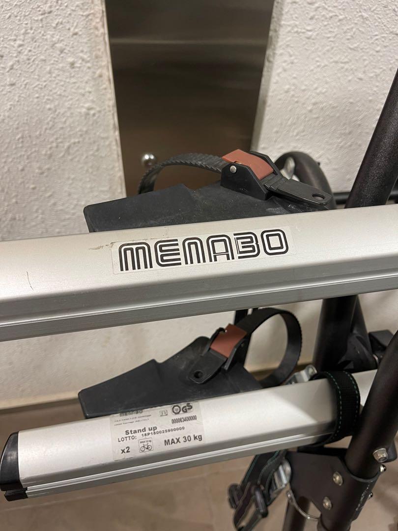 Menabo Stand Up 2 Bicycle Car Rack, Sports Equipment, Bicycles & Parts ...