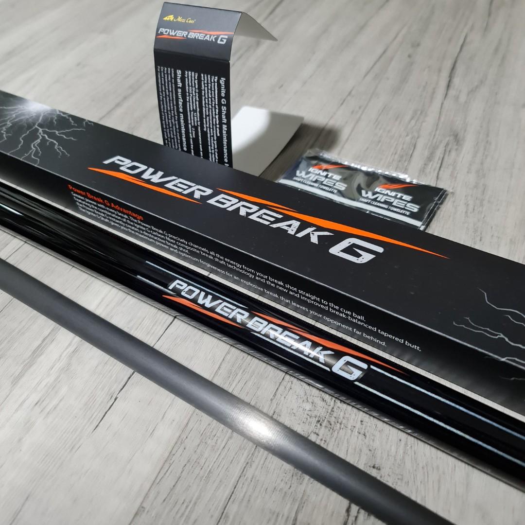 Mezz cue Power Break G wrapless. 100% New., Sports Equipment, Sports & Games, Billiards ...