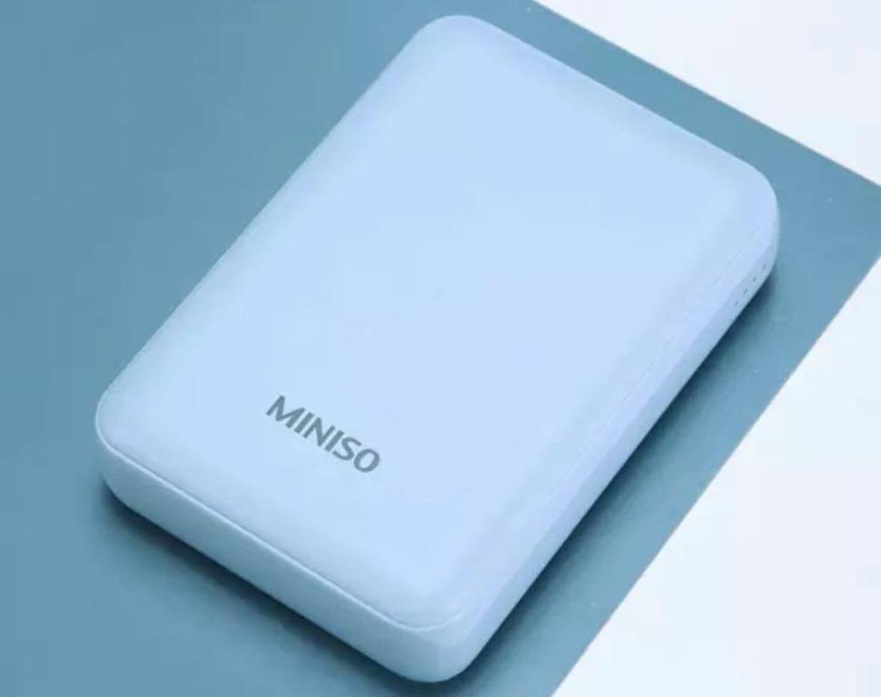 MINISO Power Bank 10000mAh-Blue, Mobile Phones & Gadgets, Mobile ...