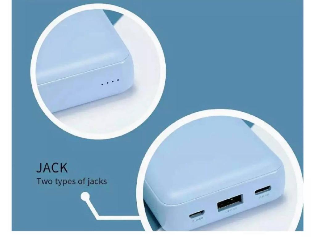 MINISO Power Bank 10000mAh-Blue, Mobile Phones & Gadgets, Mobile ...