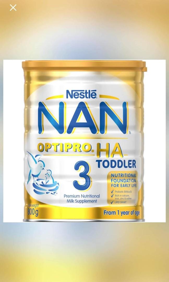 NAN optipro HA 3 Gold, Babies & Kids, Nursing & Feeding, Weaning ...