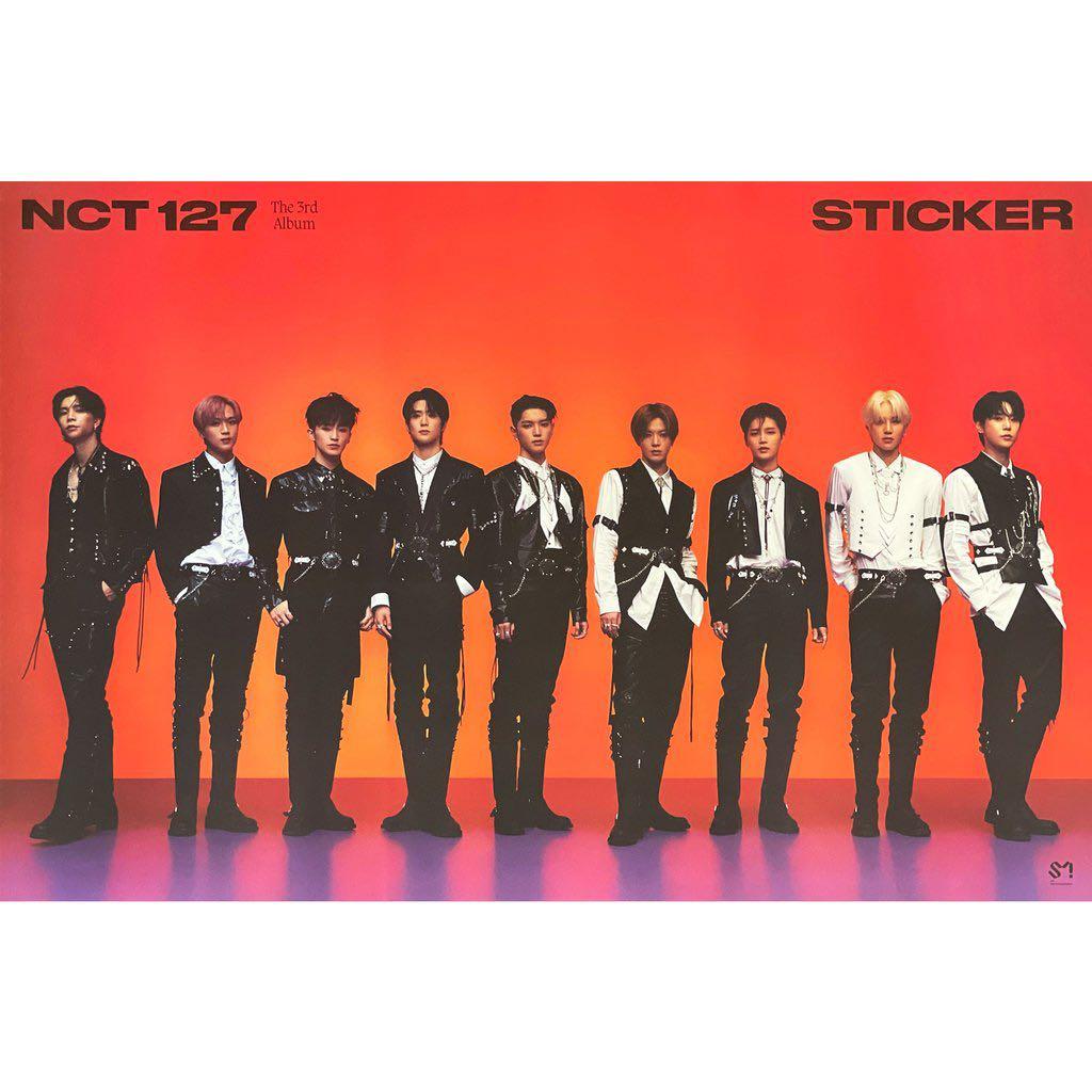 NCT 127 Favorite Group Poster Classic Ver Catharsis Ver Sticker Group ...