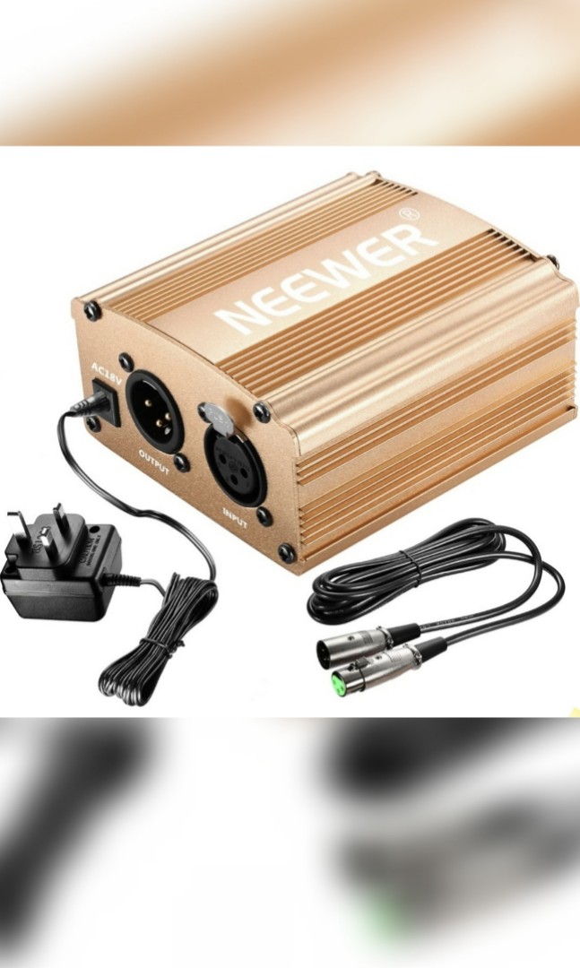 Neewer Phantom Power Supply, Audio, Other Audio Equipment on Carousell