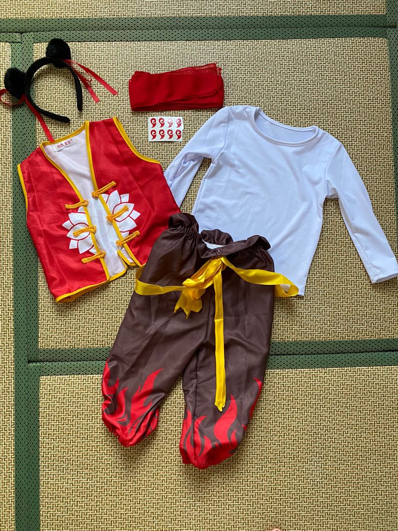 Nezha Outfit - Perfect for Halloween, Babies & Kids, Babies & Kids ...