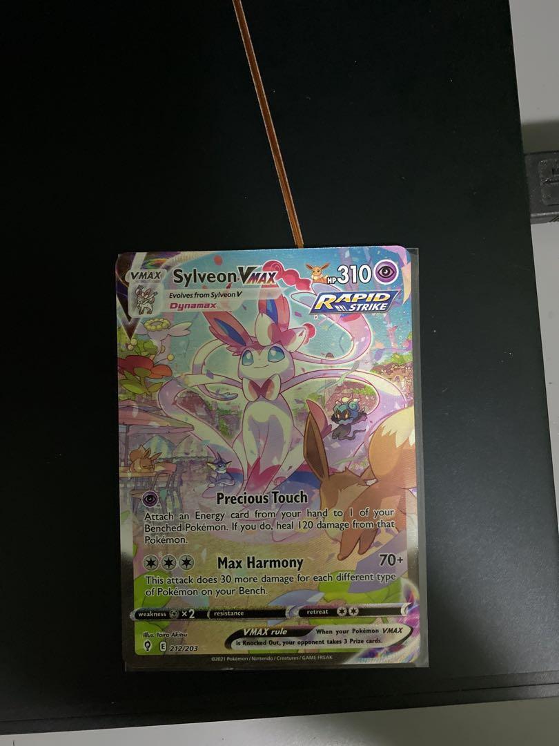 Pokemon Tcg Evolving Skies Sylveon Vmax Alternate Art Secret Rare ...