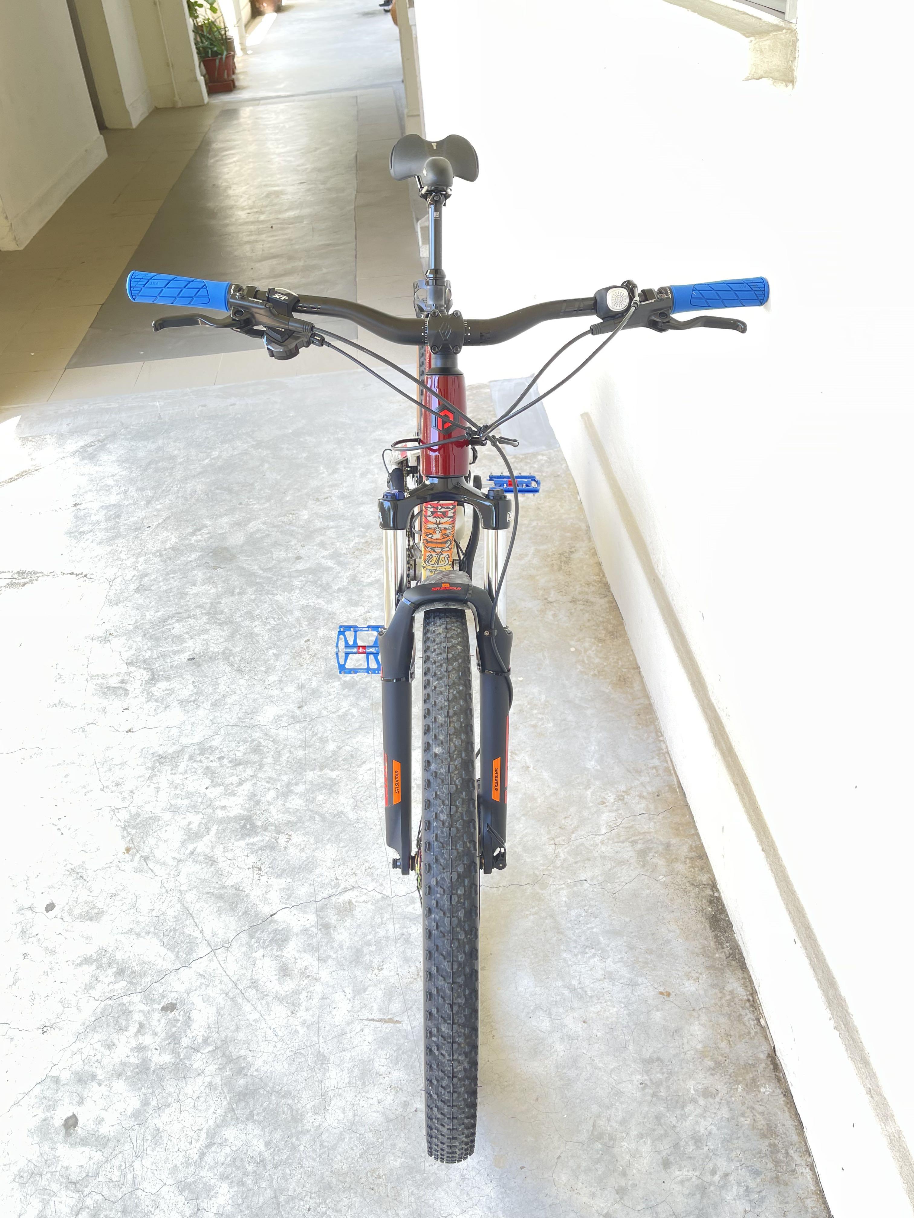 Polygon D5 Size L/27.5 Upgraded with free lights, pump, and bottle cage ...