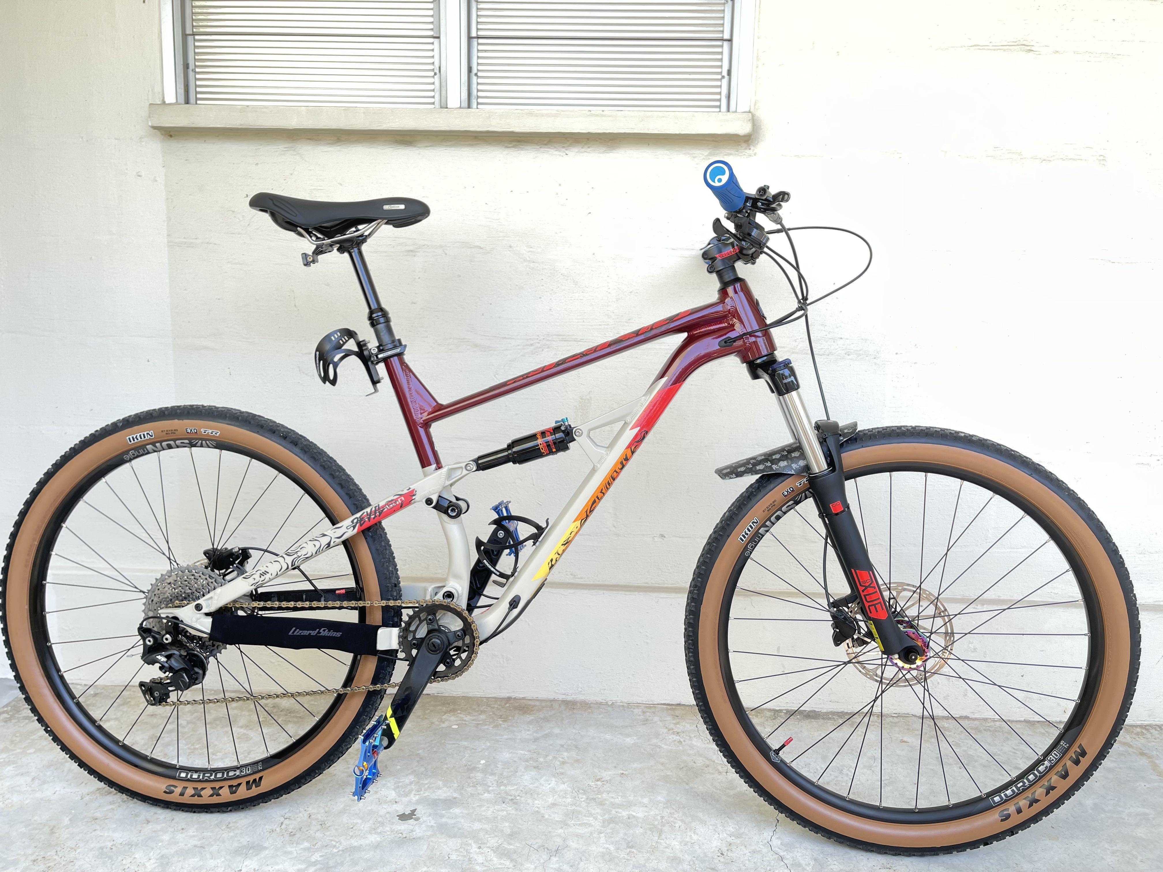 Polygon D5 Size L/27.5 Upgraded with free lights, pump, and bottle cage ...