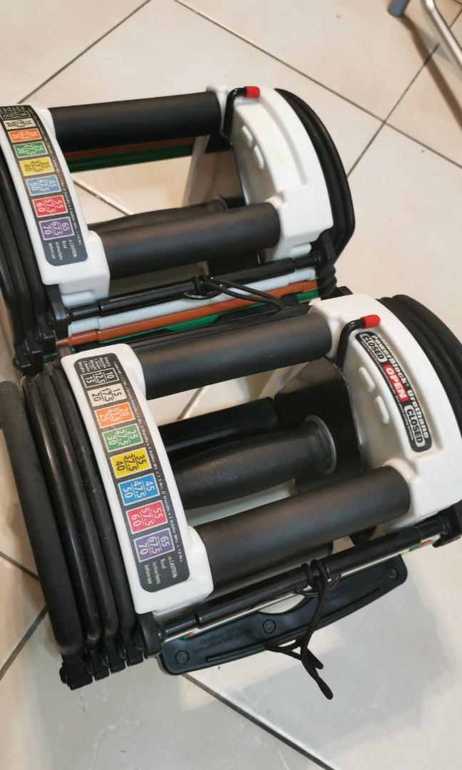 Powerblock Urethane U70 Adjustable Dumbbell, Men's Fashion, Activewear ...