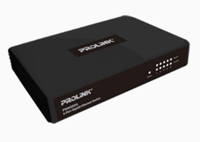Prolink Gigabit Ethernet Switch 5-Port, Computers & Tech, Parts ...