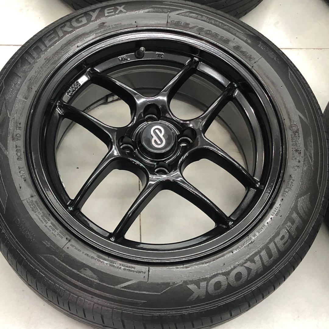 Rim Enkei CPS 15x7JJ PCD100, Auto Accessories on Carousell