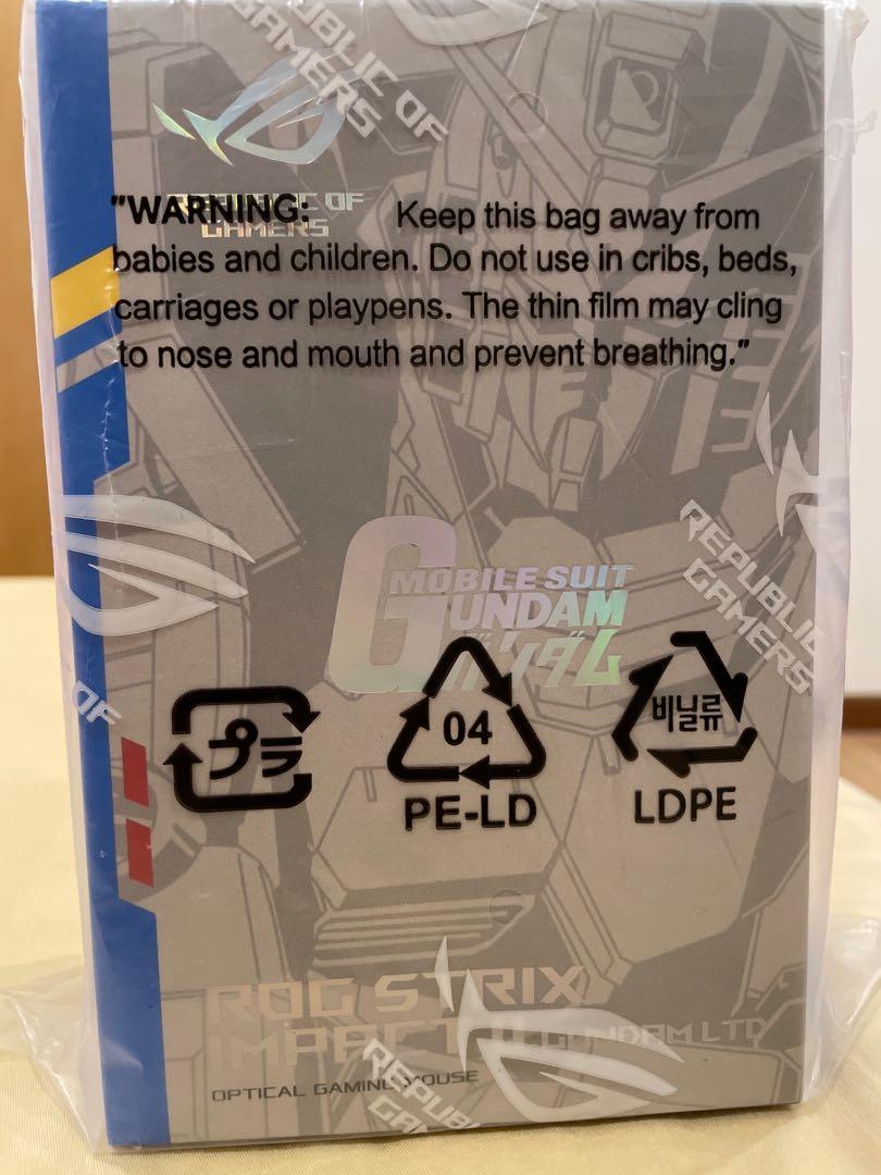 ROG Strix Impact 2 Gundam LTD, Video Gaming, Gaming Accessories, Game ...