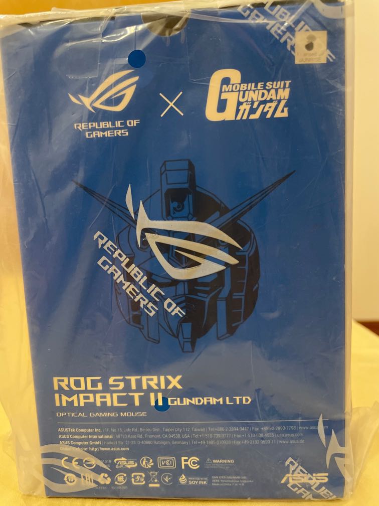 ROG Strix Impact 2 Gundam LTD, Video Gaming, Gaming Accessories, Game ...