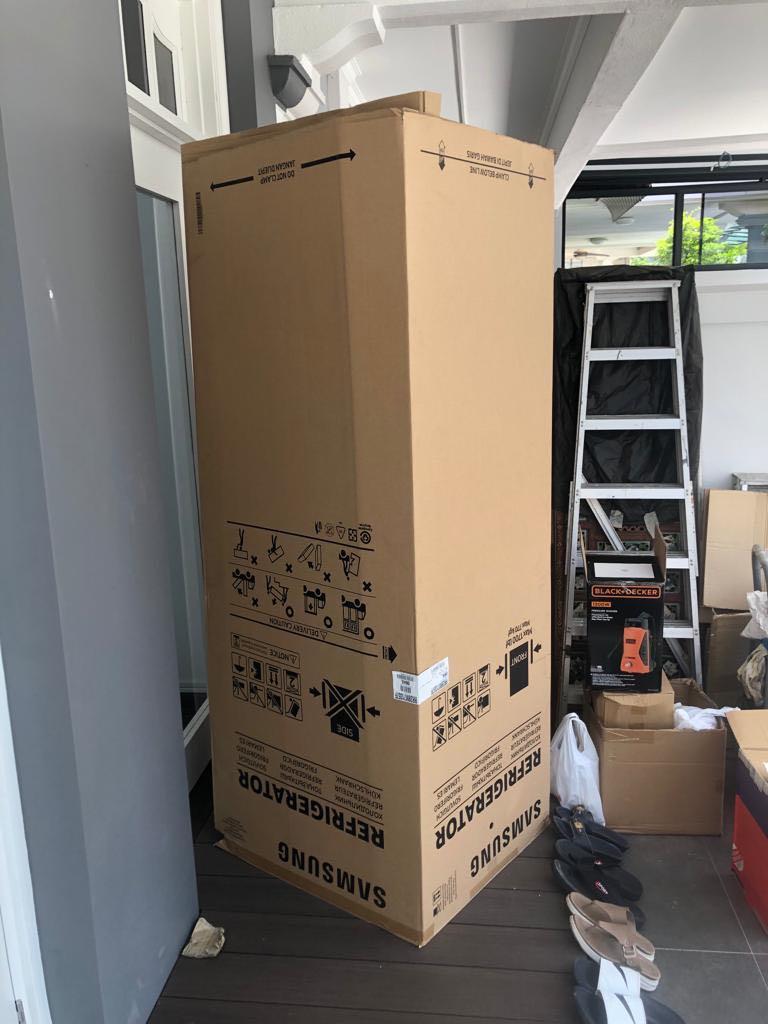 2 Samsung Fridge Box, Furniture & Home Living, Home Improvement ...