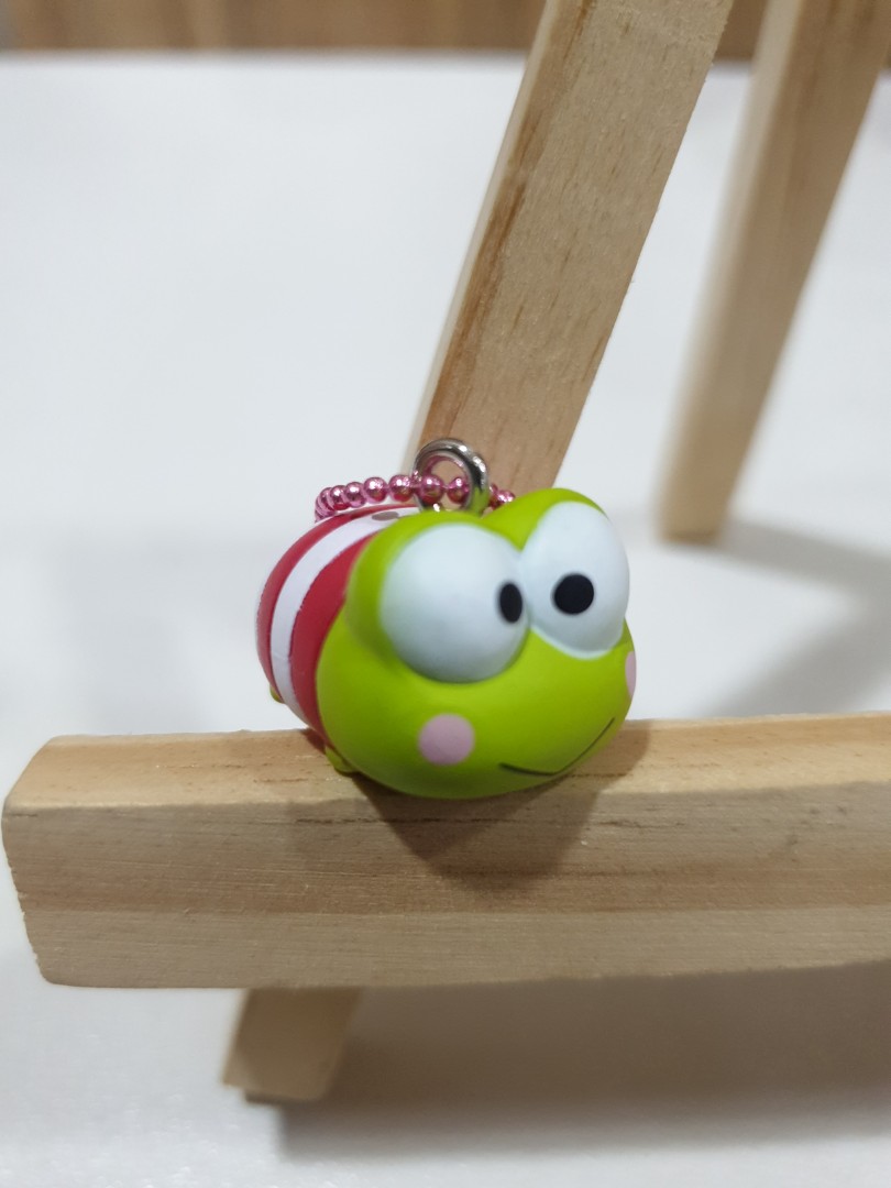 Sanrio Frog Kero Kero Keroppi mini figure keychain, Hobbies & Toys ...