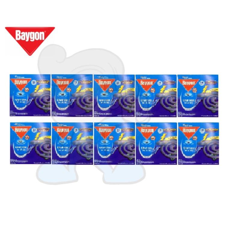 SCJ Baygon Kidlat Katol Scented Coil (10 x 10's), Furniture & Home ...