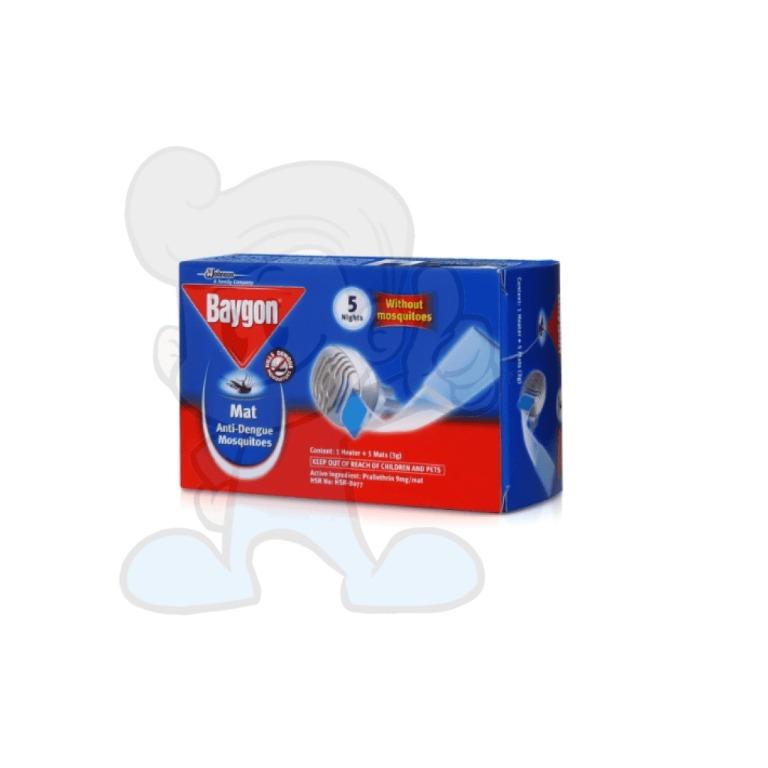 SCJ Baygon Mat Anti-Dengue Mosquitoes Starter Pack (4 x 5's), Furniture ...