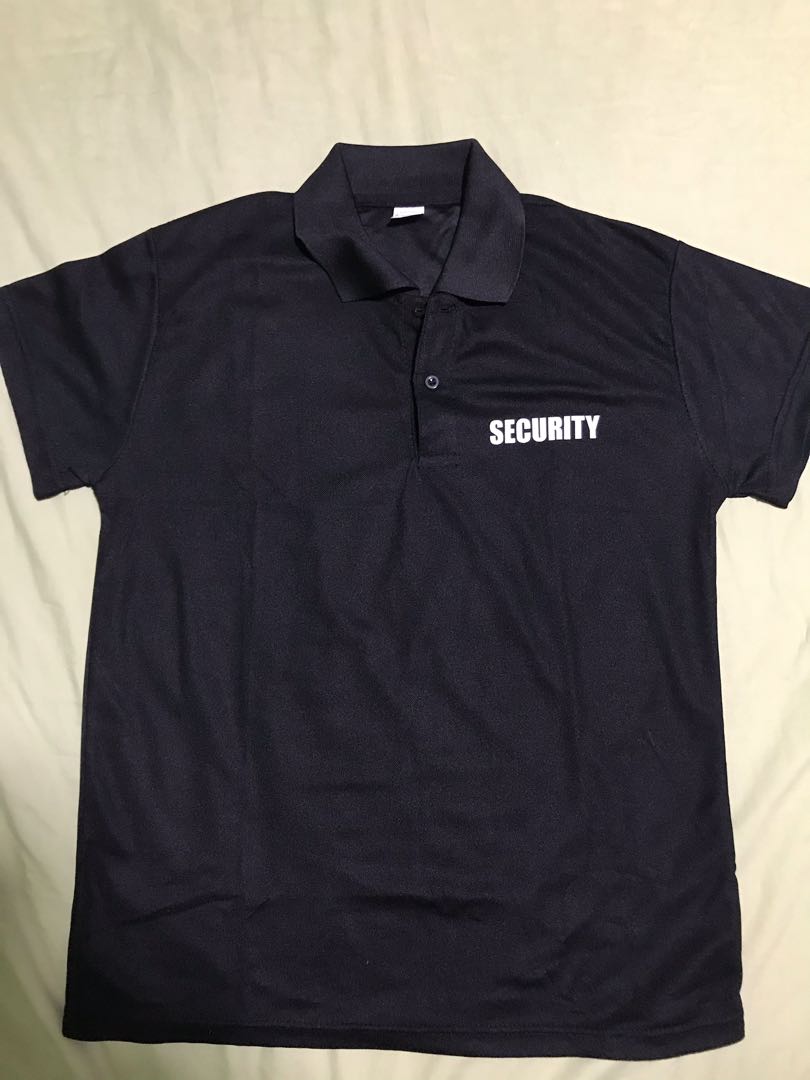 Security polo T, Men's Fashion, Tops & Sets, Tshirts & Polo Shirts on ...