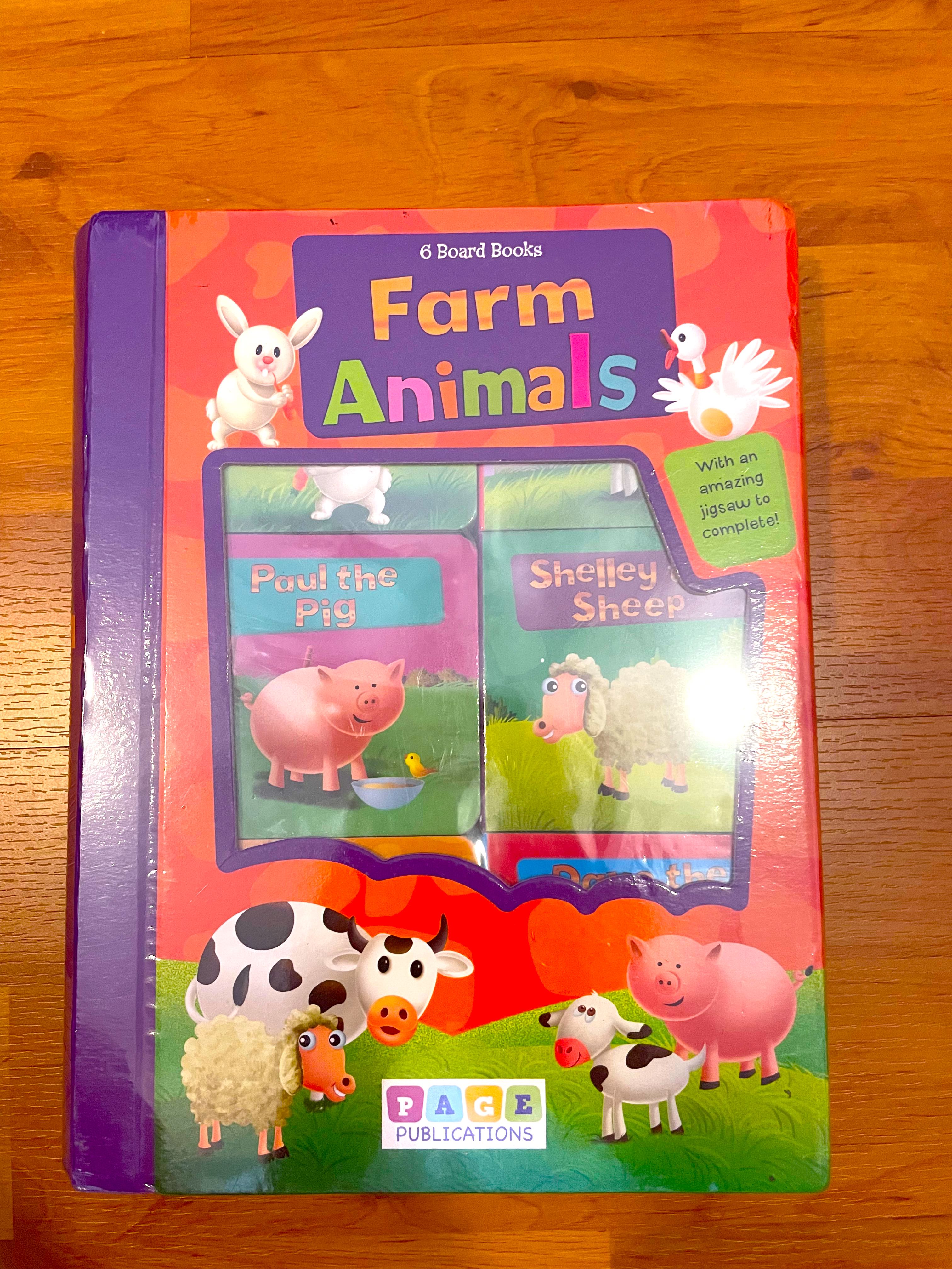 [Set of 6] Farm Animals Board Books, Hobbies & Toys, Books & Magazines ...