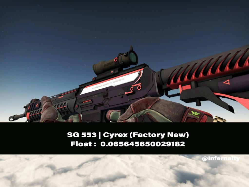 SG 553 Cyrex FN CSGO SKINS KNIVES, Video Gaming, Gaming Accessories, In-Game Products on Carousell