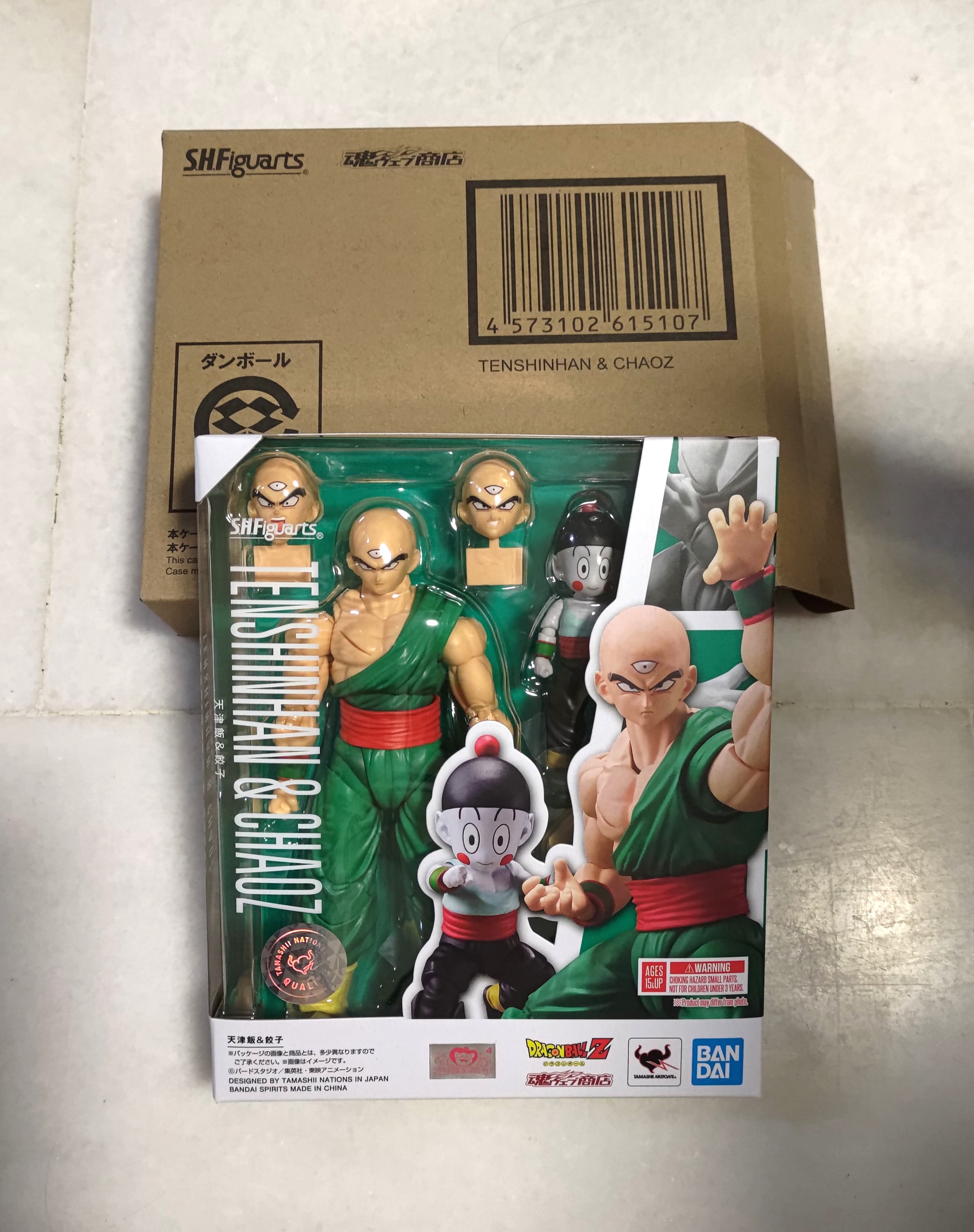 SHF Dragonball S.H.Figuarts Tenshinhan and Chaoz SH Figuarts S.H ...