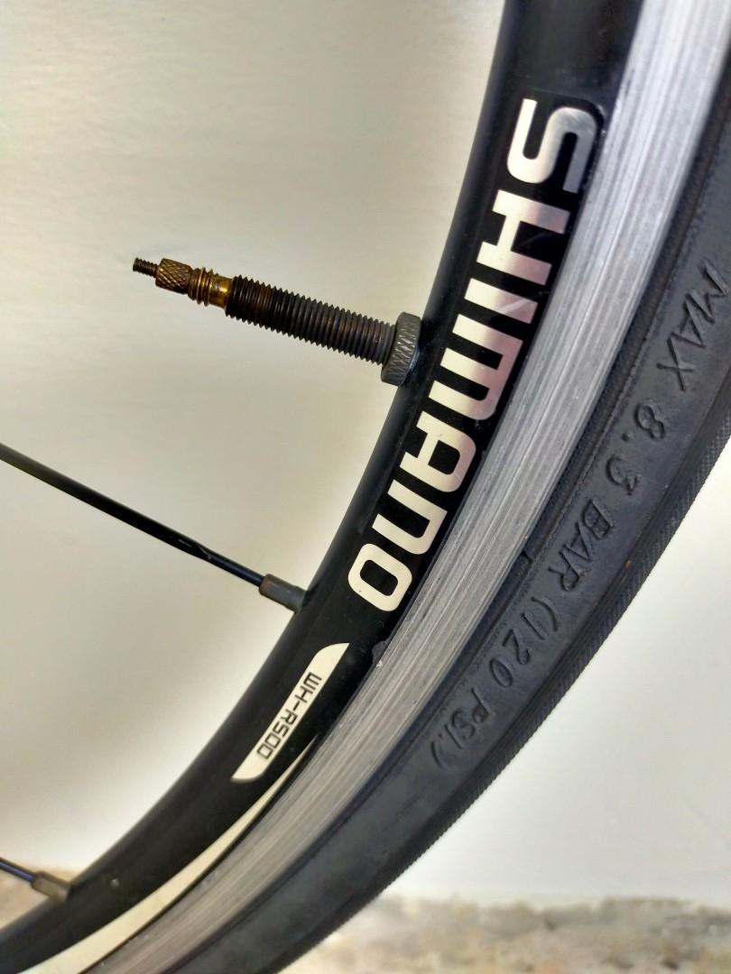 Shimano WH-R500 wheelset, Sports Equipment, Bicycles & Parts, Parts ...
