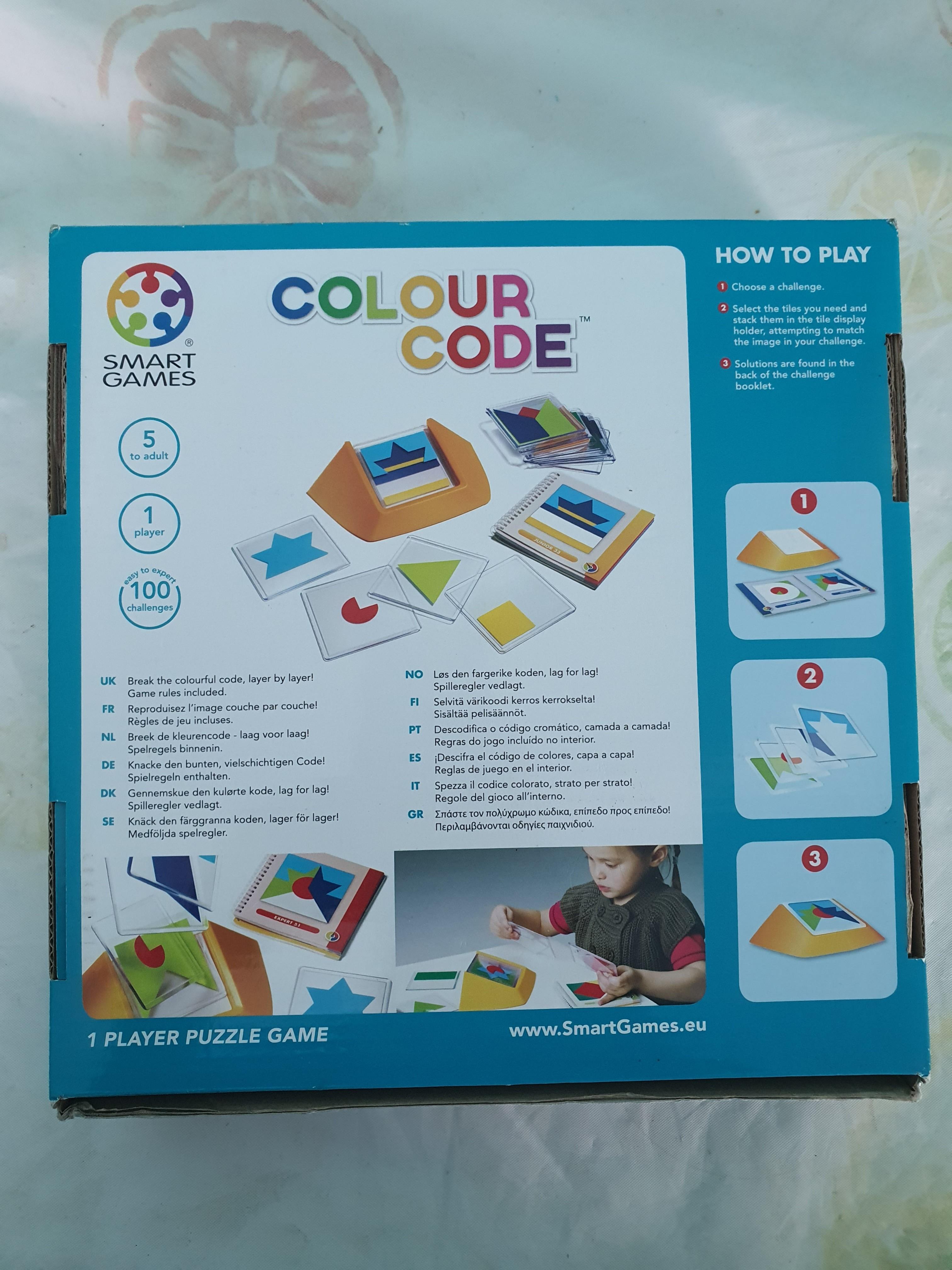 Smart games (colour code), Hobbies & Toys, Toys & Games on Carousell