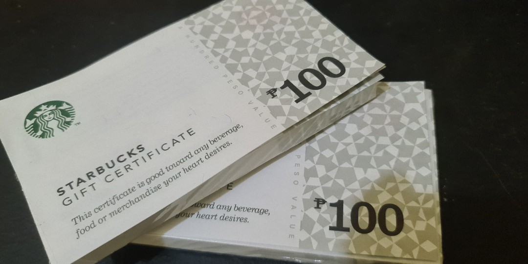 Starbucks GC, Tickets & Vouchers, Store Credits on Carousell