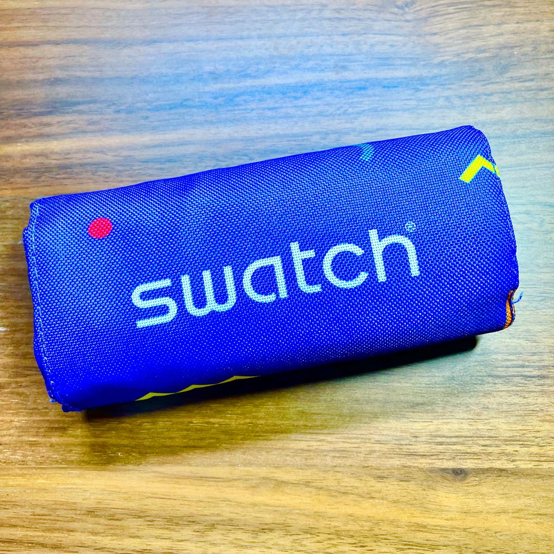 Swatch Foldable Ecobag with Keychain, Women's Fashion, Bags & Wallets ...