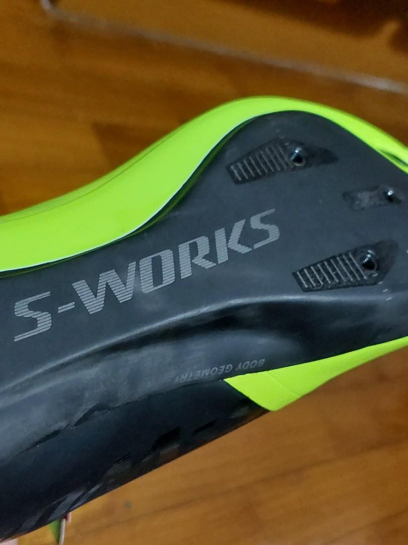 S-works Road Carbon Cycling Shoe [Team Yellow / Black Colour] (Sworks ...