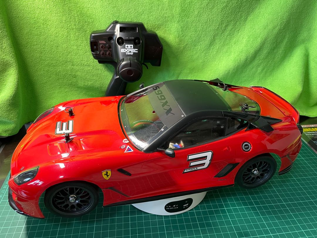 Tamiya TT-01 Ferrari 599FXX, Hobbies & Toys, Toys & Games on Carousell