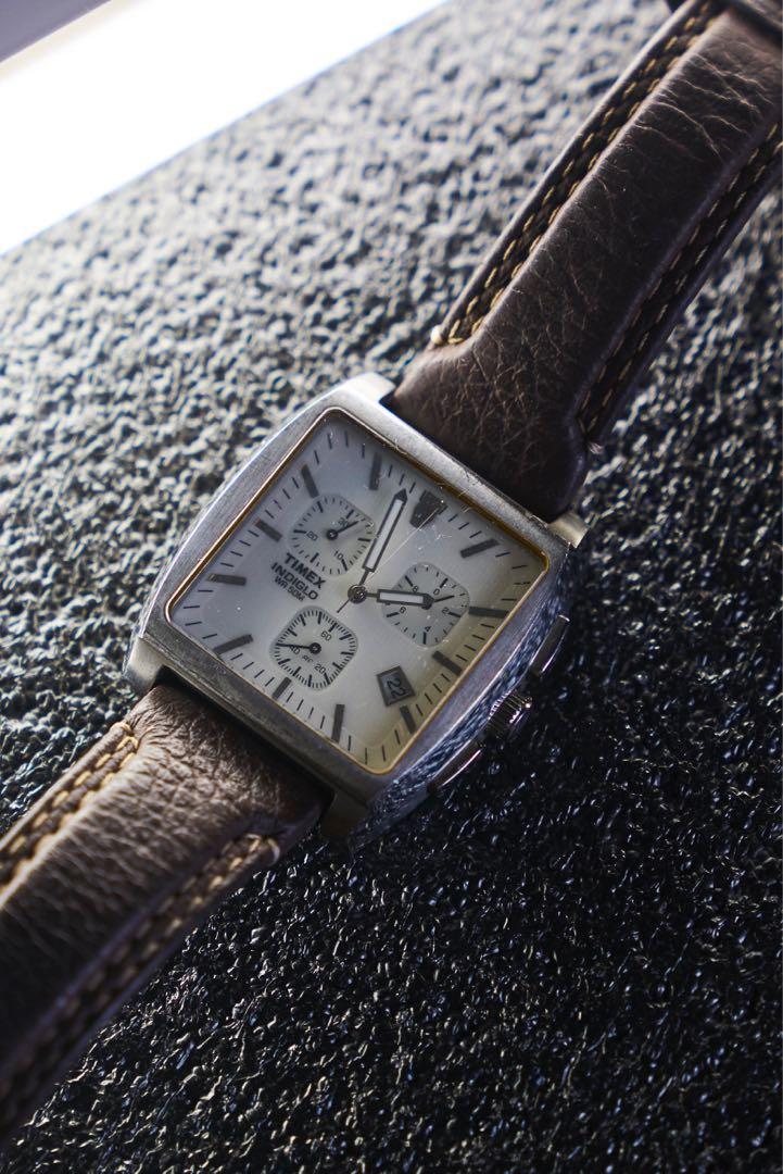Timex Square watch quartz, Men's Fashion, Watches & Accessories ...