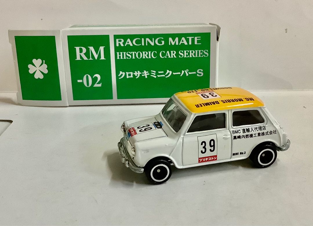 Tomica Racing Mate Historic Car Series RM-02 Mini Cooper (中國製）, 興趣及遊戲 ...