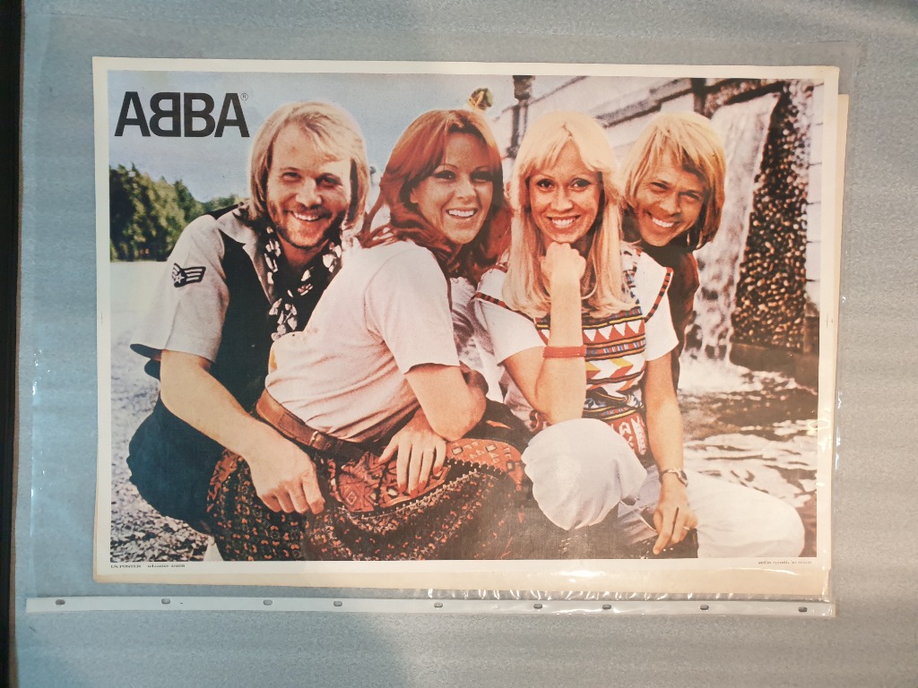 Vintage Abba Poster, Hobbies & Toys, Memorabilia & Collectibles ...