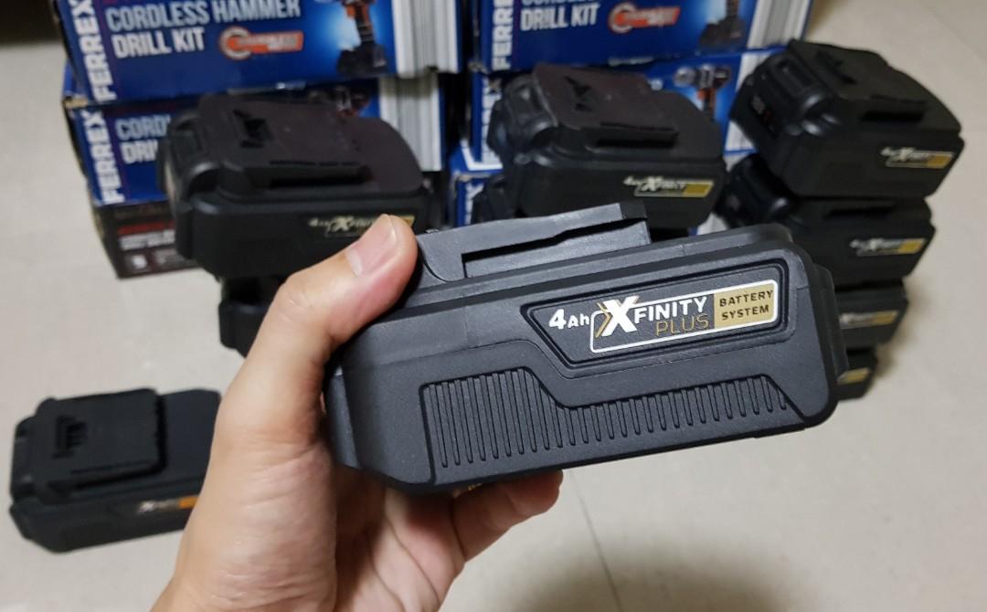 Workzone,ferrex,gardenline XFINITY 4.0ah original battery, Commercial ...