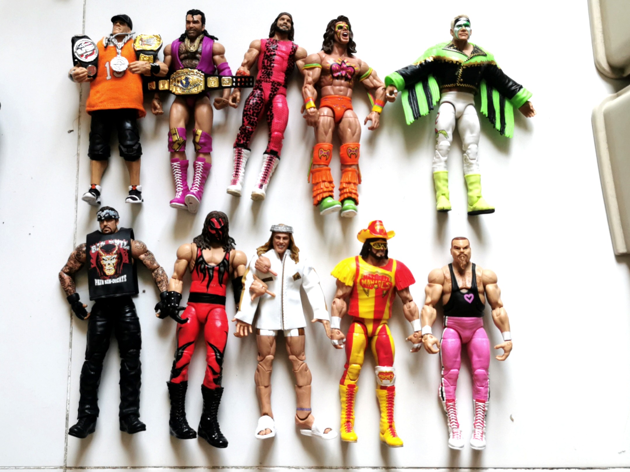 Wwe john cena razor ramon macho man randy savage ultimate warrior sting ...