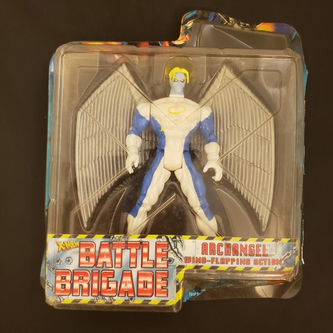 X-men Battle Brigade Archangel Wing-Flapping Action 飛翼人, 興趣及遊戲, 玩具 & 遊戲 ...