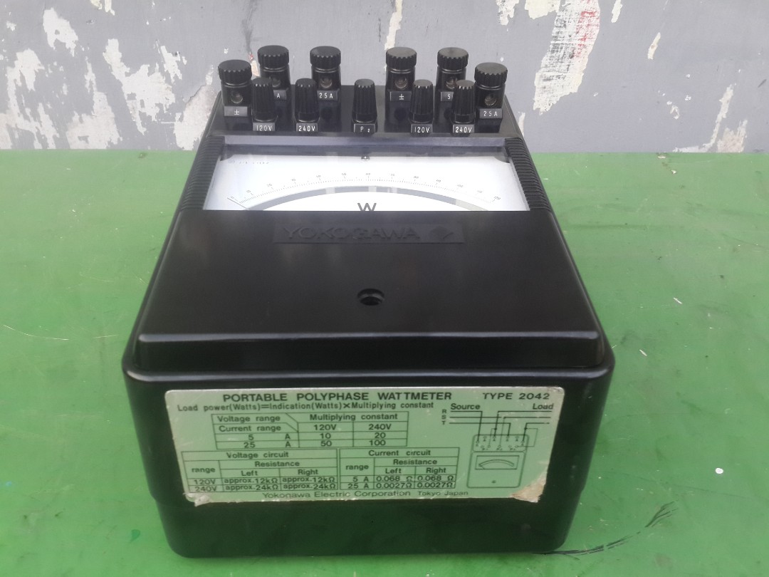 Yokogawa 2042 Polyphase Watt Meter, Elektronik, Audio di Carousell