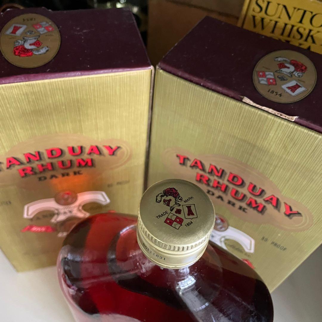 1L Tanduay Rhum Dark Rum similar to bacardi premium with box 1000ml ...