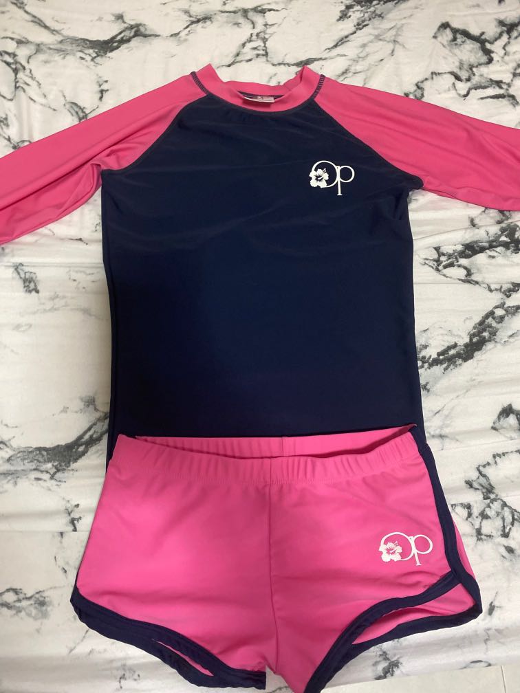 2 piece swimming costume, Women's Fashion, Swimwear, Bikinis ...