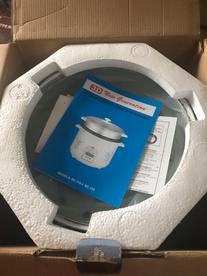 3D Rice cooker automatic 3L, TV & Home Appliances, Kitchen Appliances ...