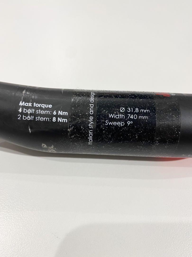 3T Carbon Riser Handlebar, Sports Equipment, Bicycles & Parts, Parts ...